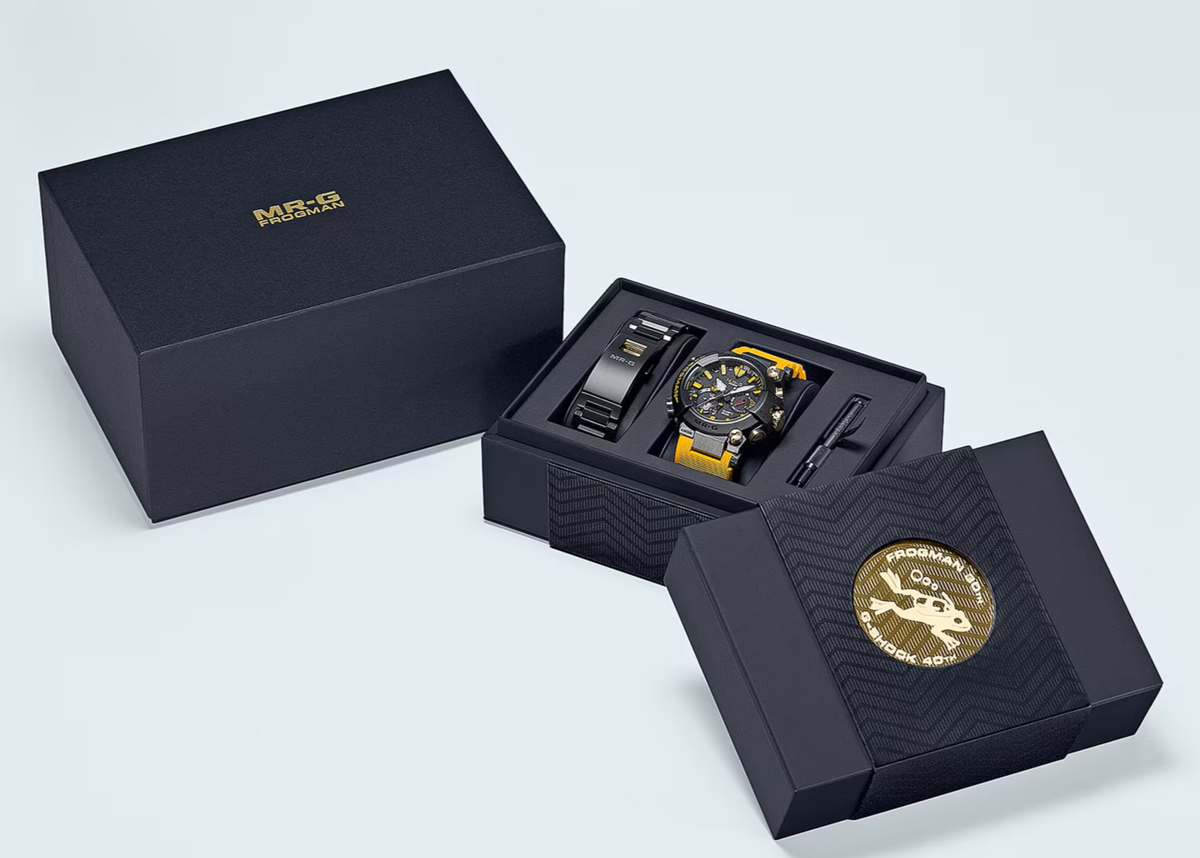 Casio G-Shock MR-G FROGMAN 30th Titanium Diver Limited MRG-BF1000E-1A9 ...