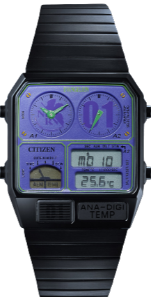 Citizen ANA-DIGI TEMP X EVANGELION RADIO EVA EVA-01 Purple – WATCH OUTZ