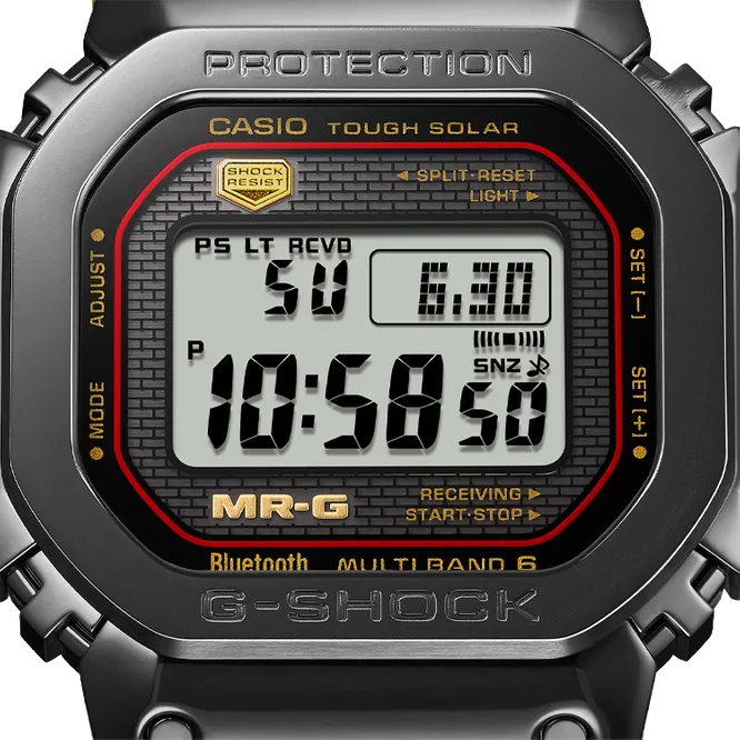 Casio G-Shock MRG-B5000 Titanium Black-DLC Square Face MRG-B5000B-1 ...