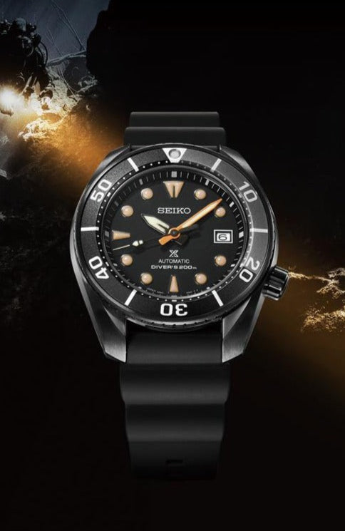 Seiko Prospex Automatic Diver Sumo The Black Series SPB125J1 (SBDC095 ...